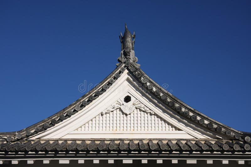 Japanese Castle Roof stock photo. Image of japanese, landmark - 7989852