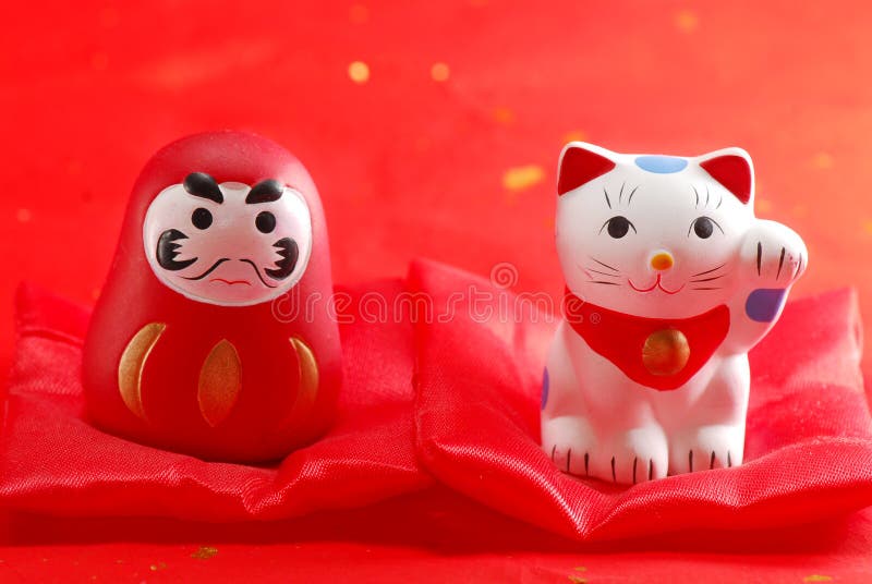 Japanese Cat Shogun stock image. Image of japanese, plastic - 20802345