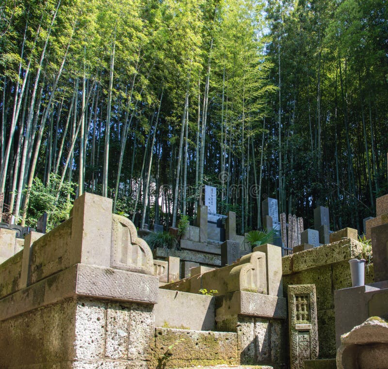 Japanese Cemetery editorial image. Image of sakura, people - 44045720