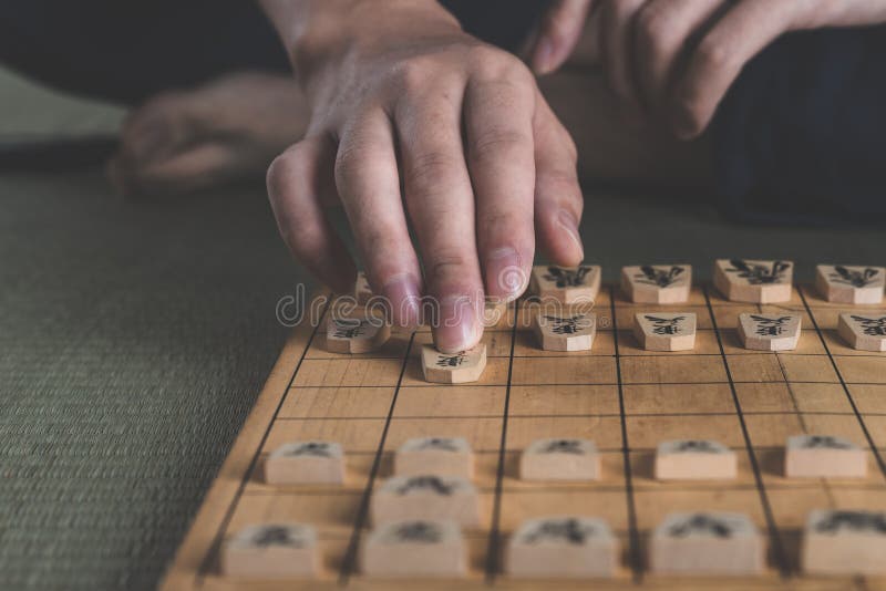 Japanese Chess Strategy Board Games in Japan Stock Photo - Image of ...