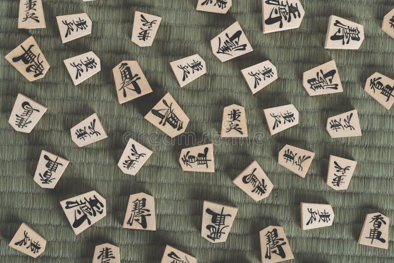 Japanese Chess Strategy Board Games in Japan Stock Photo - Image of ...