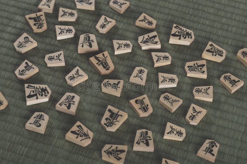 Japanese Chess Strategy Board Games in Japan Stock Photo - Image of ...