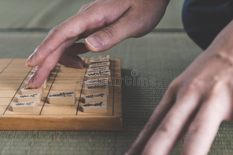 Japanese Chess Strategy Board Games in Japan Stock Photo - Image of ...