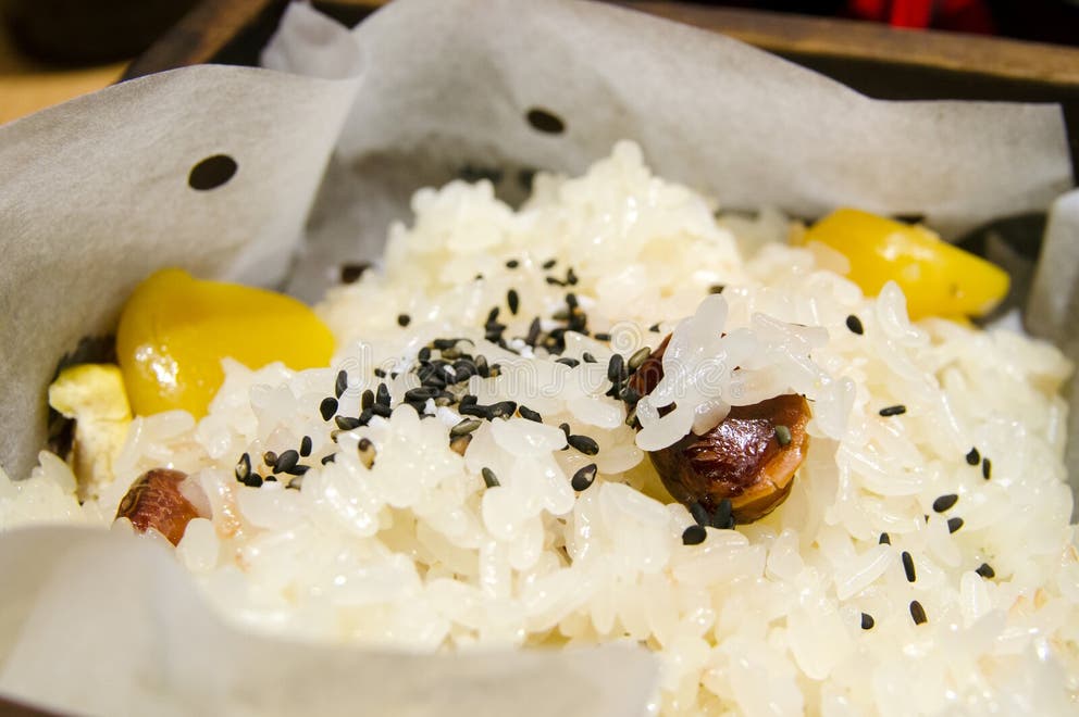 Japanese Chestnut Rice stock image. Image of japanese - 28427001