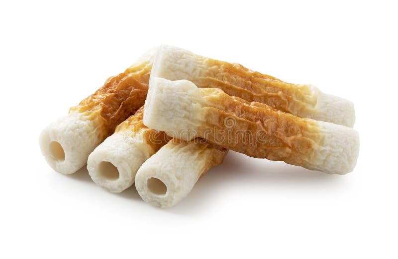 Japanese Chikuwa Placed on a White Background Stock Photo - Image of ...