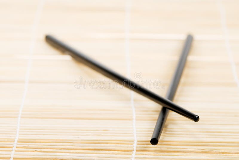 Japanese chop sticks stock photo. Image of meal, fish - 4164812