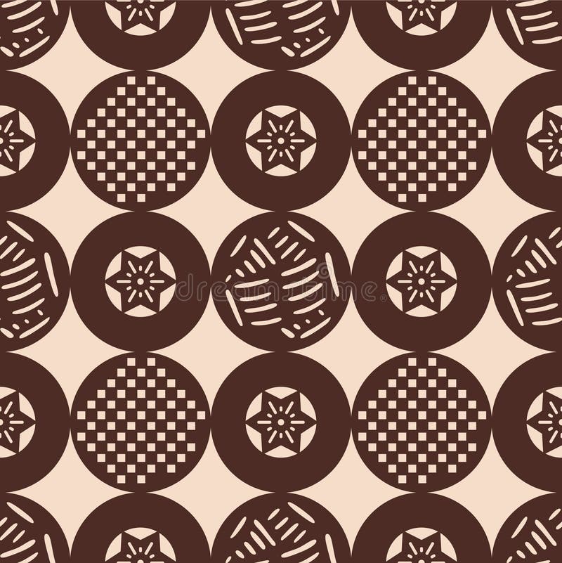 Japanese Circle Flower Pattern Stock Vector - Illustration of drawing ...