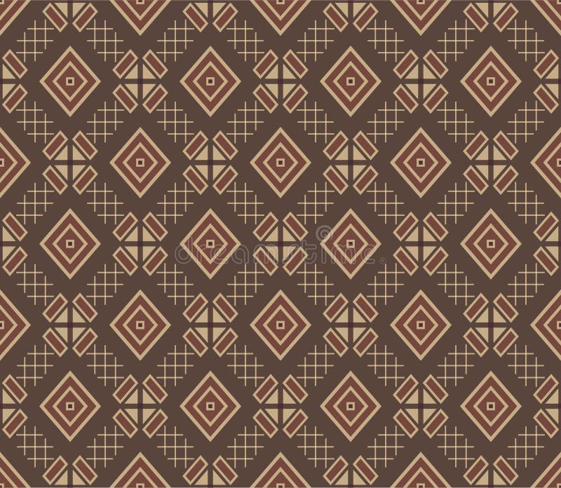 Japanese Classic Overlap Diamond Vector Seamless Pattern Stock Vector ...