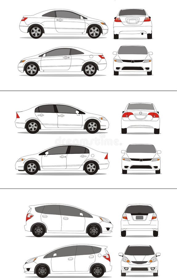 Japanese compact car stock vector. Illustration of cars - 17731399