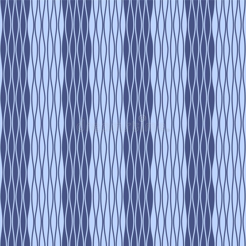 Japanese Contrast Wavy Line Vector Seamless Pattern Stock Vector ...