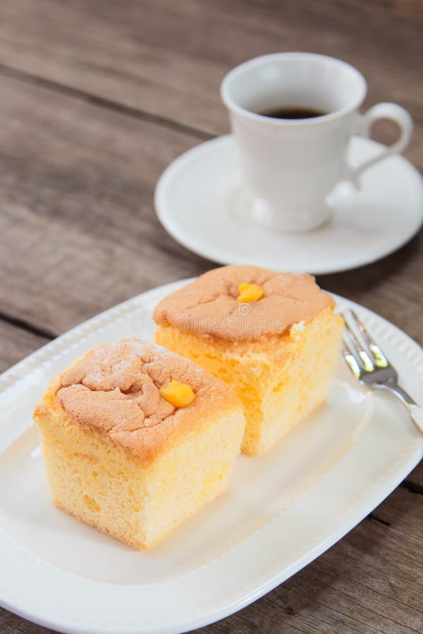 Japanese Cotton Cheese Cake Stock Image - Image of sweet, dessert: 37773129