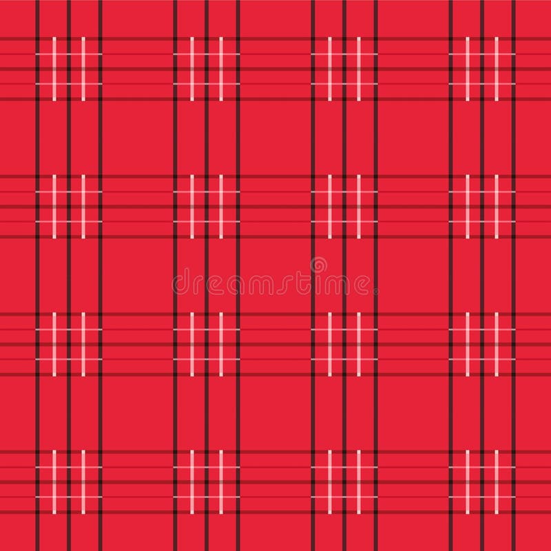 Japanese Cross Line Plaid Vector Seamless Pattern Stock Vector ...