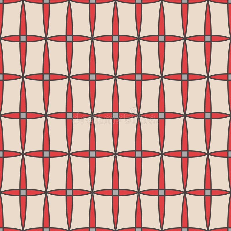 Japanese Cross Shape Star Vector Seamless Pattern Stock Vector ...