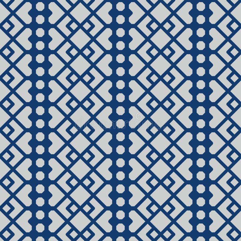 Japanese Cross Square Pattern Stock Vector - Illustration of ethnic ...