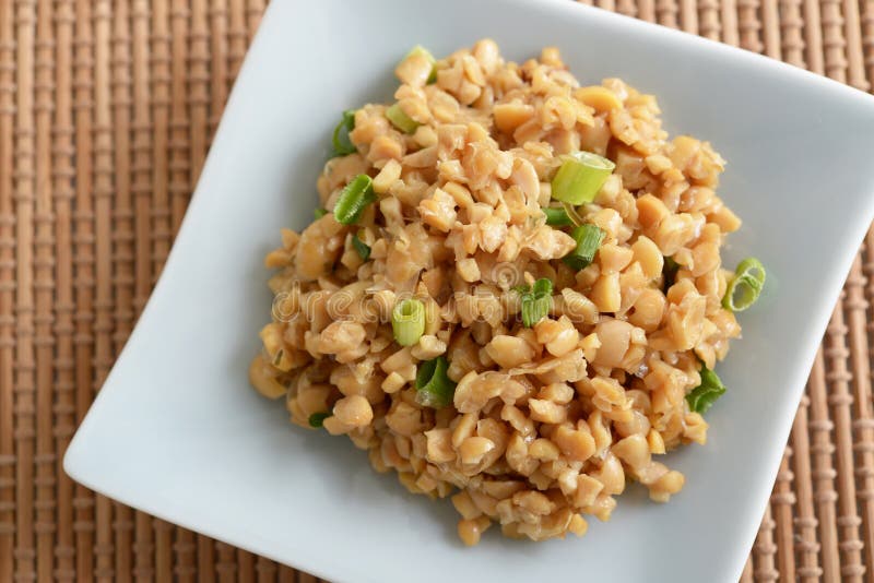 Fermented soybeans stock photo. Image of japan, healthy - 130518872