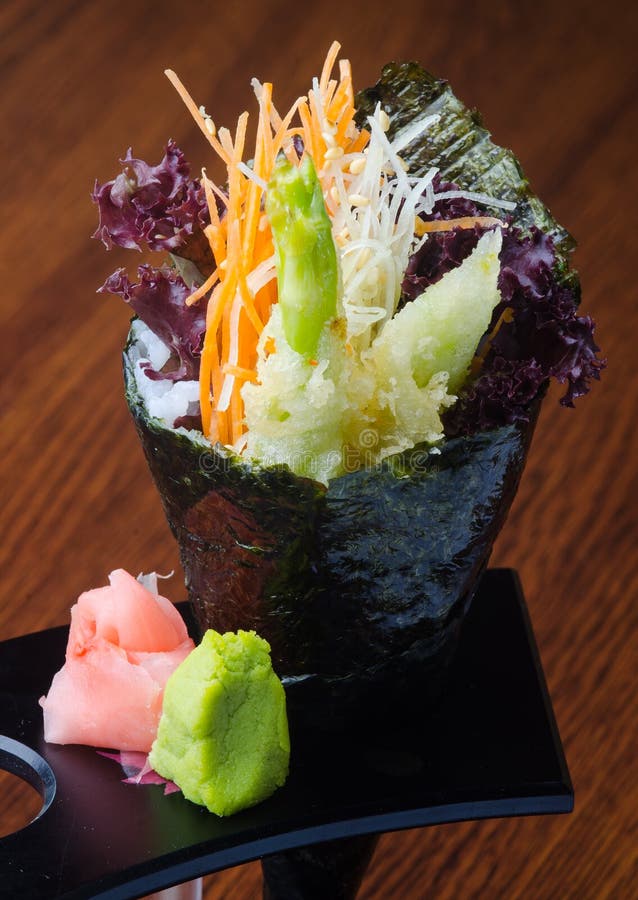 Hand roll stock image. Image of white, meat, asia, tradition - 18287639