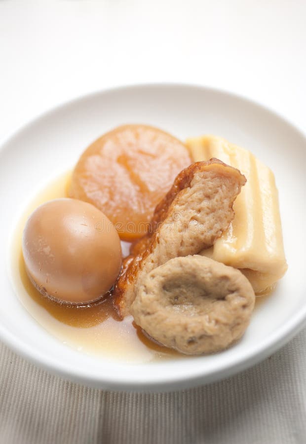 Japanese Cuisine Oden and Sake Stock Photo - Image of dikon, oden: 22192134