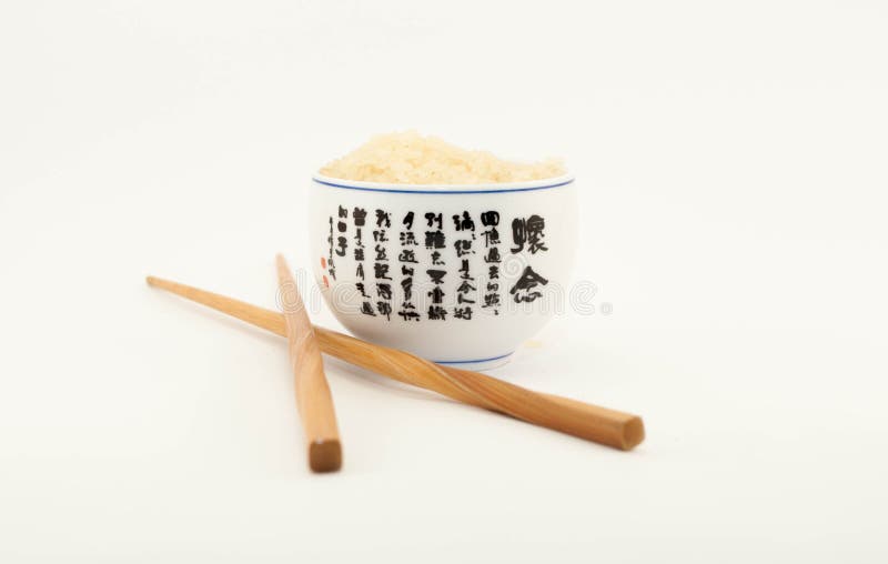 Japanese Cuisine is Rice Sticks Stock Image - Image of koshihikari ...