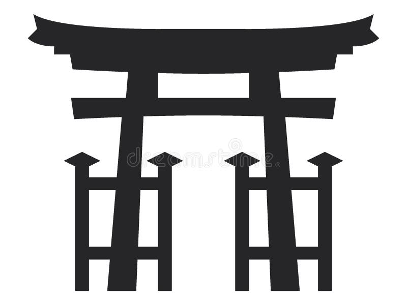 Japanese Culture Icon of a Temple Stock Vector - Illustration of soup ...