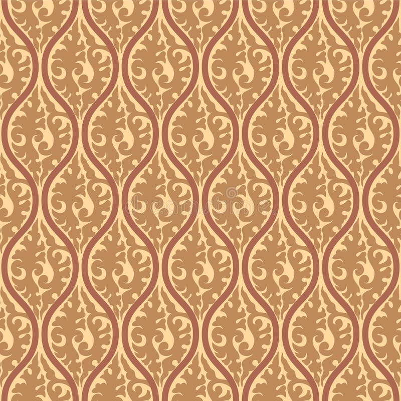 Japanese Curl Loop Motif Vector Seamless Pattern Stock Vector ...