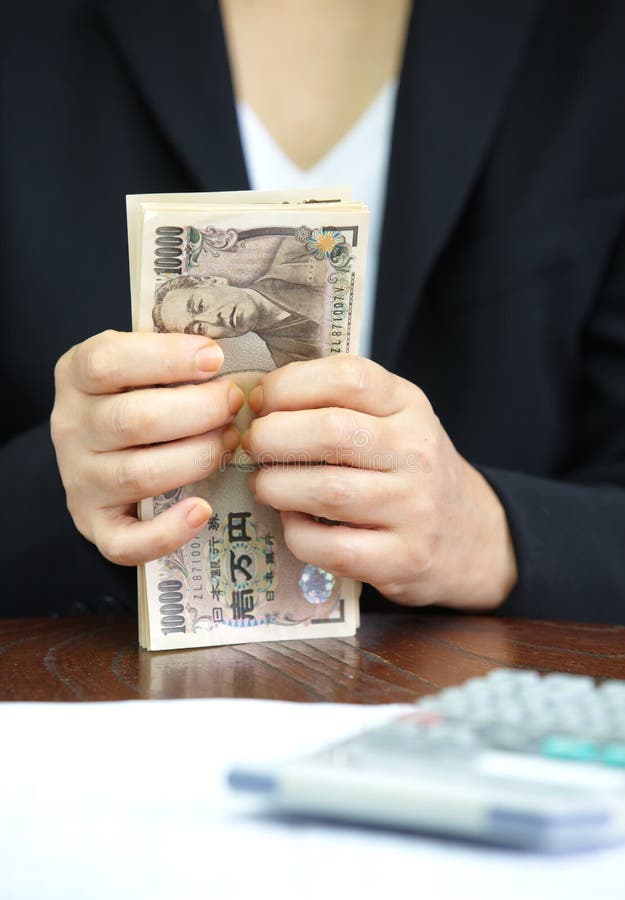 Japanese currency note stock image. Image of note, account - 35377319
