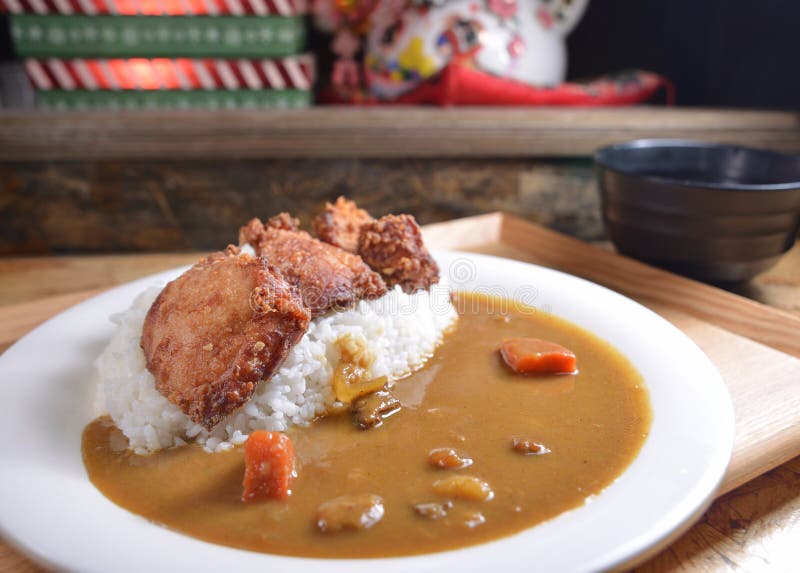 Japanese Curry Chicken Rice Stock Image - Image of tomato, steam: 184304525