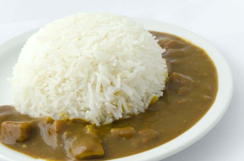 Japanese Curry Rice stock photo. Image of japan, ethnic - 48836582