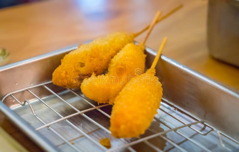 Japanese Deep Fried Izakaya Snack Stock Photo - Image of seafood, fish ...