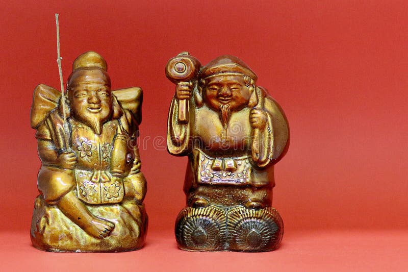 Daikoku and Ebisu stock photo. Image of daikoku, deities - 146653814