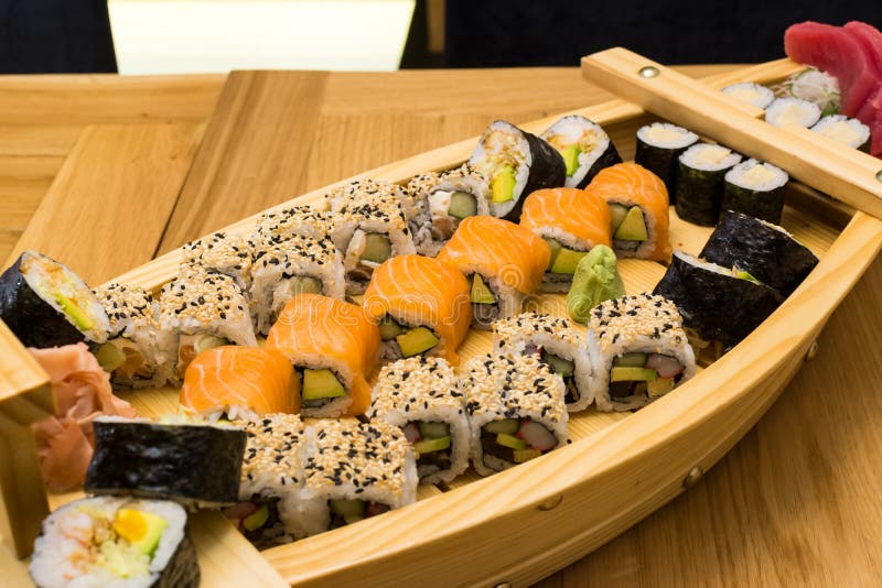 Japanese delicacies stock image. Image of closeup, platter - 58711983