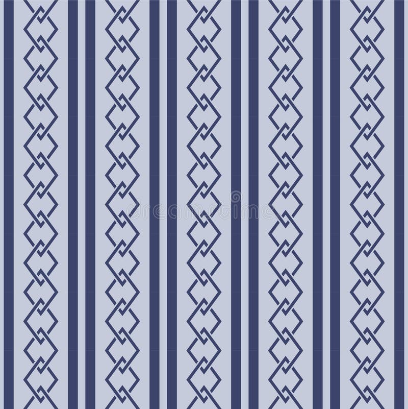 Japanese Diamond Chain Stripe Vector Seamless Pattern Stock Vector ...
