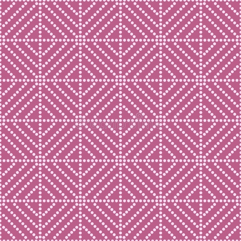Japanese Diamond Dot Line Vector Seamless Pattern Stock Vector ...