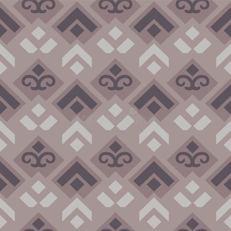 Japanese Diamond Motif Vector Seamless Pattern Stock Illustration ...