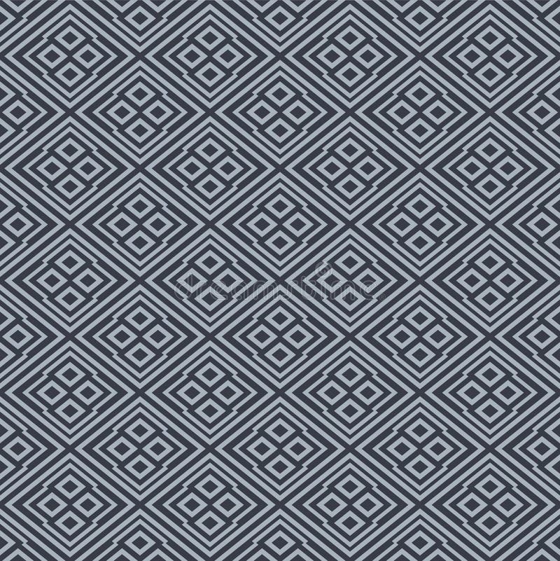 Japanese Diamond Motif Vector Seamless Pattern Stock Vector ...