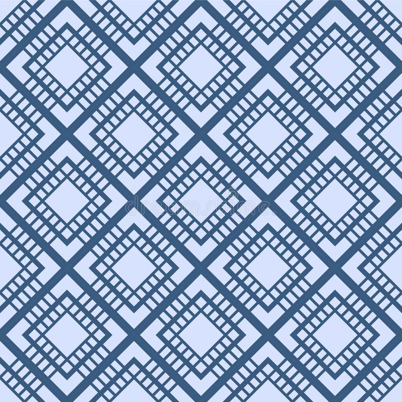 Japanese Diamond Net Vector Seamless Pattern Stock Vector ...