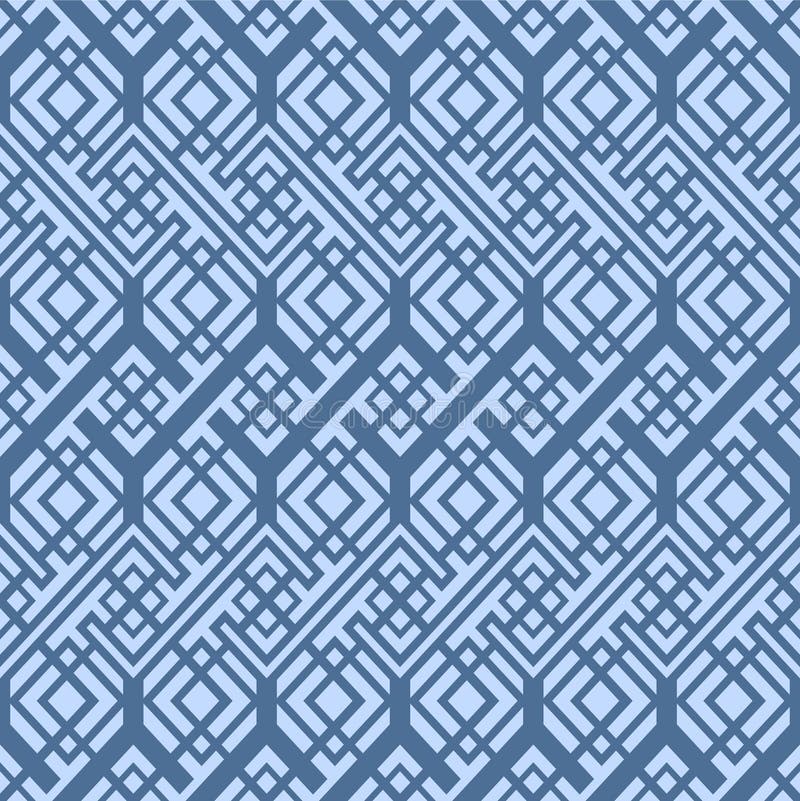 Japanese Diamond Net Weave Vector Seamless Pattern Stock Vector ...