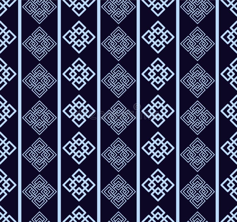 Japanese Diamond Stripe Seamless Pattern Stock Illustrations – 613 ...