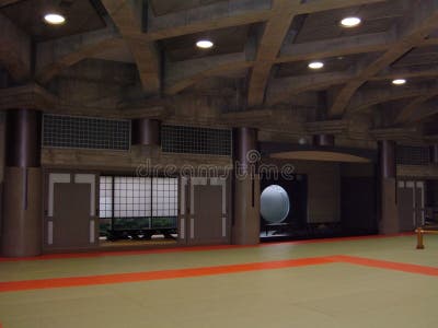 Authentic Japanese Dojo stock photo. Image of karate - 136479530