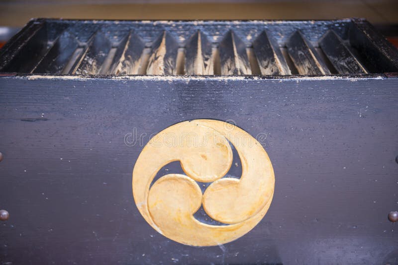 Japanese Donation Boxes in Shinto Shrine Stock Image - Image of culture ...