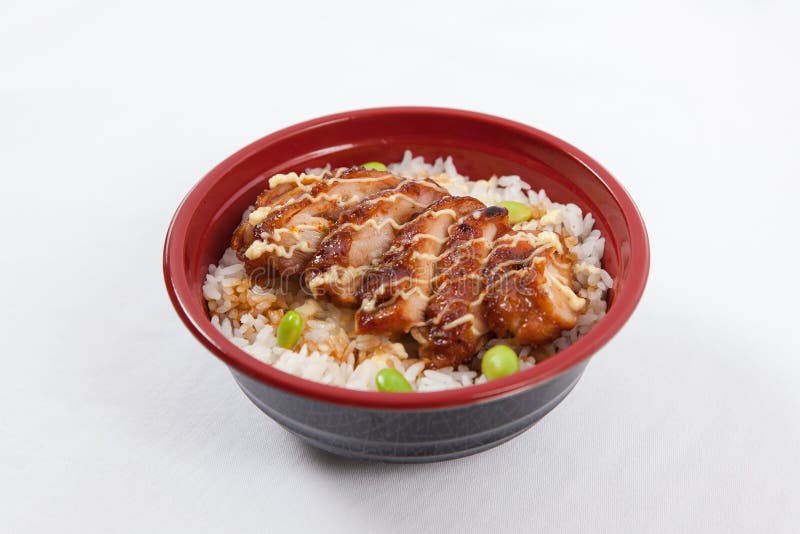Japanese donburi stock photo. Image of salad, unagi, thinly - 68047082