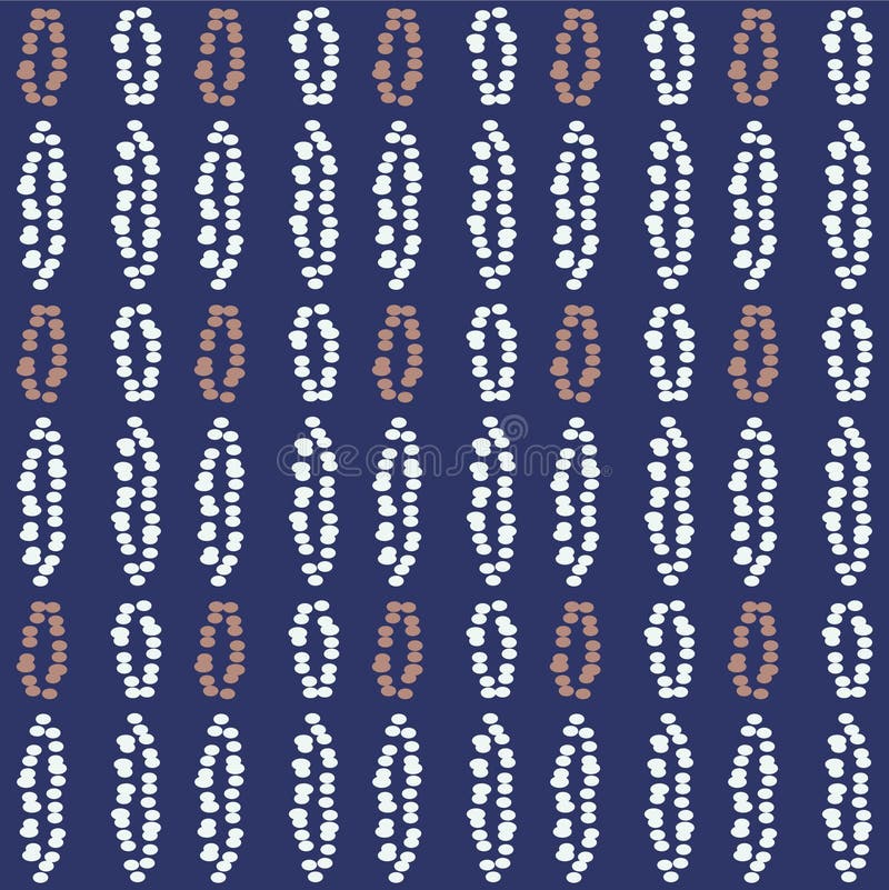 Japanese Dot Ellipse Stripe Vector Seamless Pattern Stock Vector ...