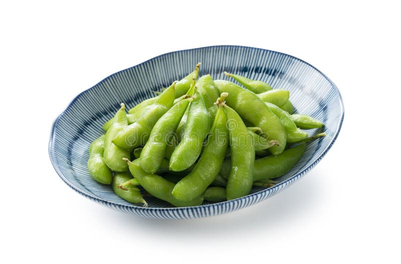 Japanese Edamame Close-up Photo Stock Photo - Image of cooked, side ...