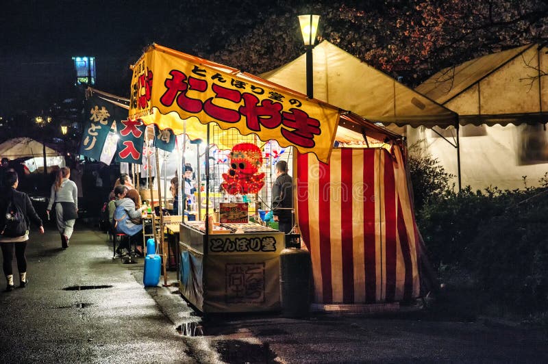 Japanese food stall editorial image. Image of stall - 145972670