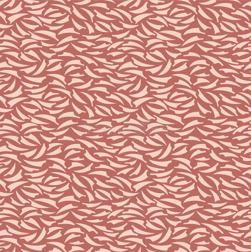 Japanese Feather Wave Vector Seamless Pattern Stock Illustration ...