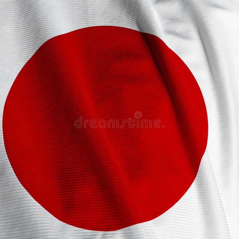 Japanese Flag Closeup stock image. Image of japan, macro - 4253599