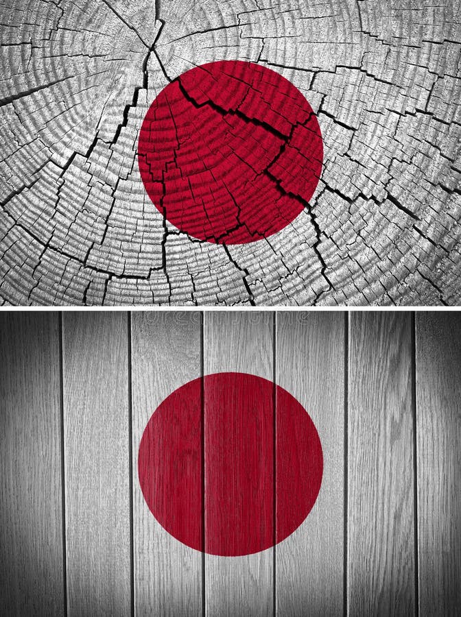 Japanese flag stock photo. Image of painting, japanese - 100451376