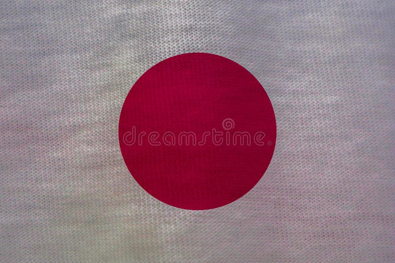 Japanese Flag Texture As Background Stock Image - Image of round ...