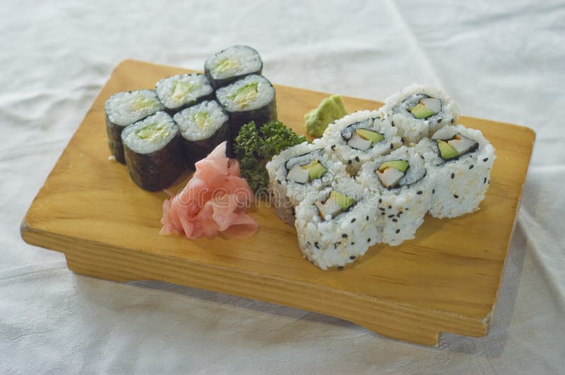 Japanese Food, Maki Plate stock photo. Image of elaborate - 2072118