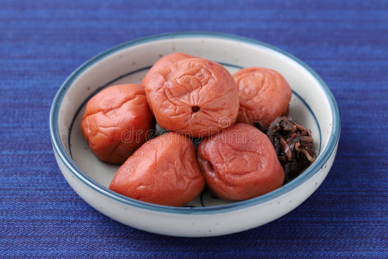 Japanese Food, Salted Umeboshi Stock Photo - Image of asia, organic ...