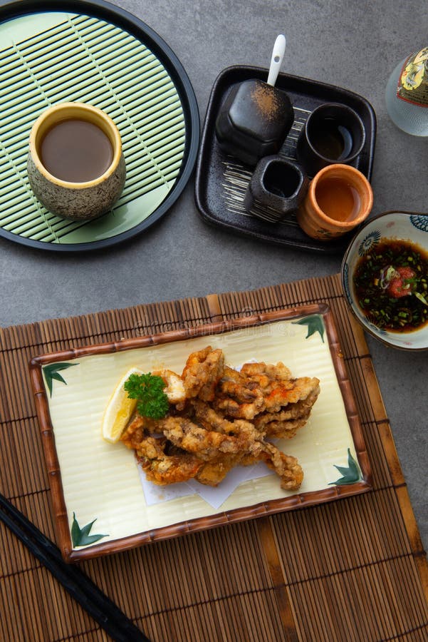 Japanese Food - Soft Shell Crab Stock Photo - Image of crispy, dish ...